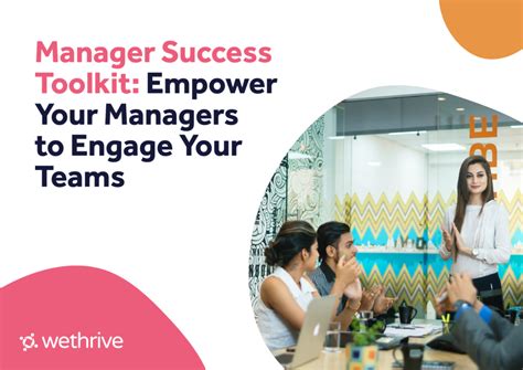 Manager Success Toolkit Empower Your Managers To Engage Your Teams