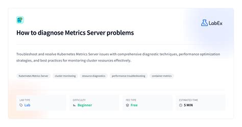 How To Diagnose Metrics Server Problems Labex