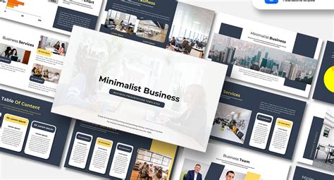 Минималистский бизнес — Шаблон Keynote Шаблоны презентаций Включая минималист и минимальный