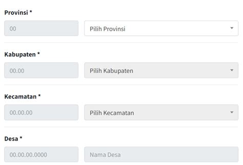 Indentitas Desa Data Wilayah · Issue 5506 · Opensidopensid · Github