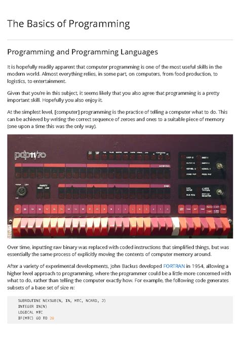 Programming Fundamentals An Overview Of Languages And Paradigms Studocu