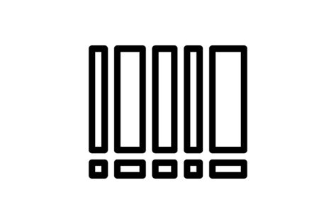 Bar Code Line Icon Design Vector Graphic By Scribbleliners · Creative