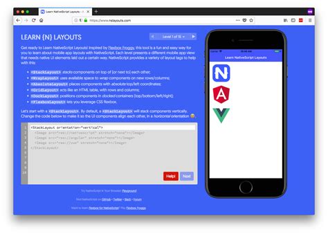 Начало работы с Nativescript Vue 10 Rgb