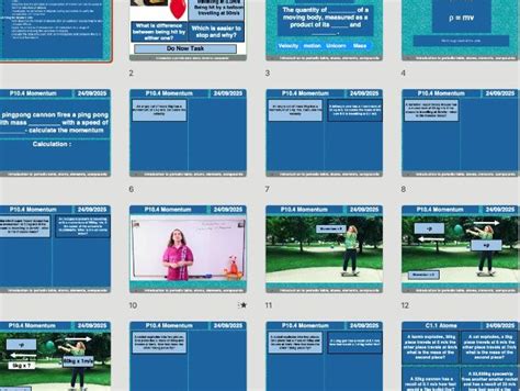 Aqa Physics P10 Forces And Motion Full Topic Bundle Updated 2025 8 Lessons Worksheets