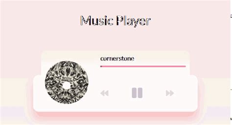 Github Antoniomarcelobmusic Player A Simple Music Player With Html