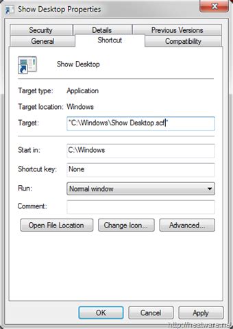 How To Add The XP Vista Show Desktop Icon To The Windows Taskbar