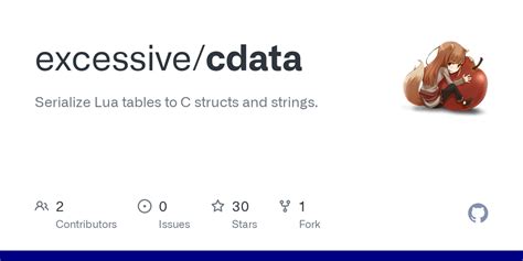 Github Excessivecdata Serialize Lua Tables To C Structs And Strings
