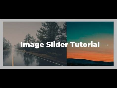 How To Create An Image Slider In HTML CSS Javascript YouTube