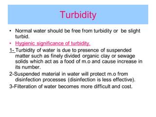 Presentation About Physical Examination Of Water Pdf