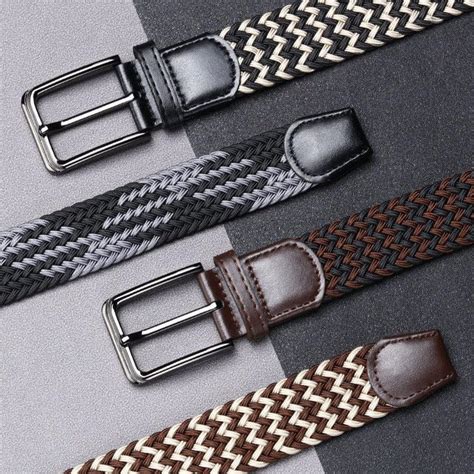 Ceinture Tressée élastique Pour Homme Modèle Efisio La Bou