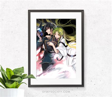 Code Geass Fanart Print Ofskysociety