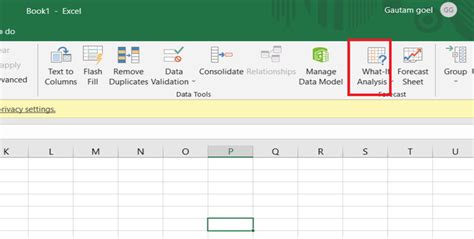What If Analysis With Data Tables In Excel GeeksforGeeks