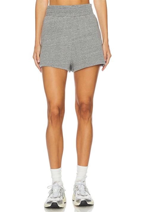 Year Of Ours Pe Sweatshort In Heathered Grey Revolve