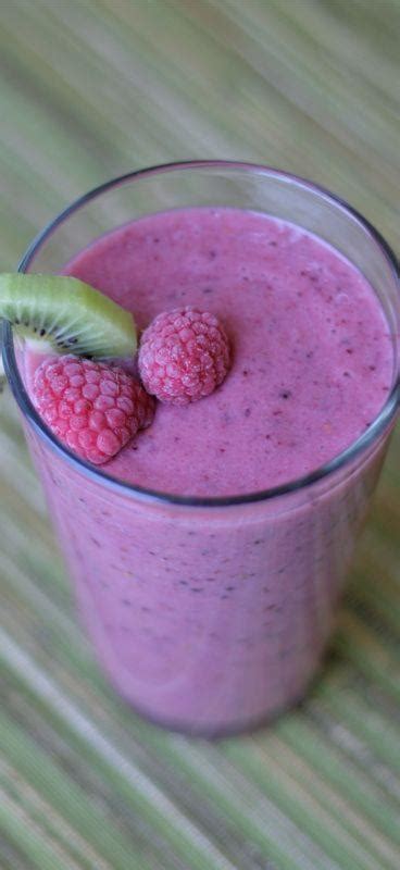 Raspberry Kiwi Smoothie Once A Month Meals