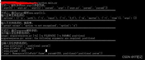 【python】命令行参数的解析技巧python 命令行参数解析 Csdn博客