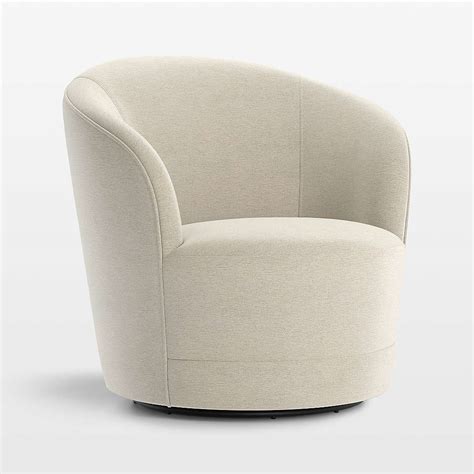Fabric Swivel Chairs For The Home Crate And Barrel