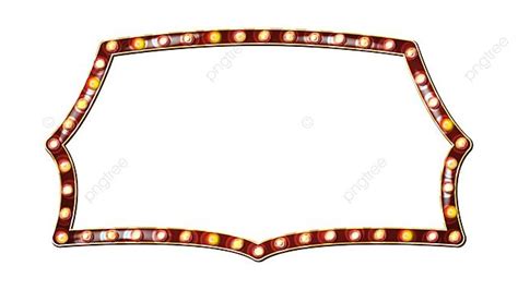Retro Light Billboard Vector Hd Images Retro Billboard Vector Shining
