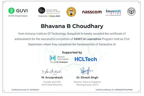 Bhavana Choudhary On Linkedin Generativeai Ai Womenintech