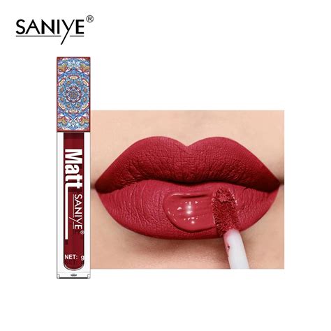 Labial Líquido Indeleble Matt De Saniye Set De 4 Lápiz Labiales Lip