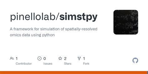Github Pinellolabsimstpy A Framework For Simulation Of Spatially
