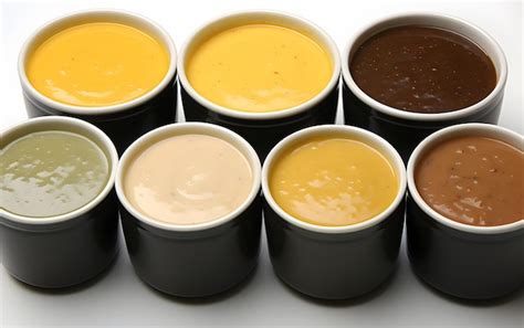 Premium Ai Image Set Of Different Sauces