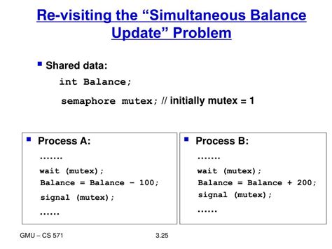 Ppt Cs 471 Lecture 3 Process Synchronization And Deadlock Powerpoint Presentation Id 6577980
