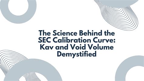 Sec Calibration Curve Kav