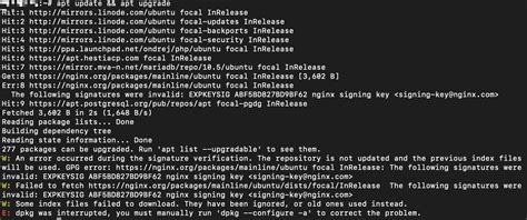 hestiacp系統無法自動更新，狀態出現驚嘆號 清晨小農夫
