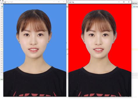 Java Opencv 实现更换背景色 以 证件照 蓝色幕布替换成红色背景 为例javacvjava Opencv 检查照片蓝底