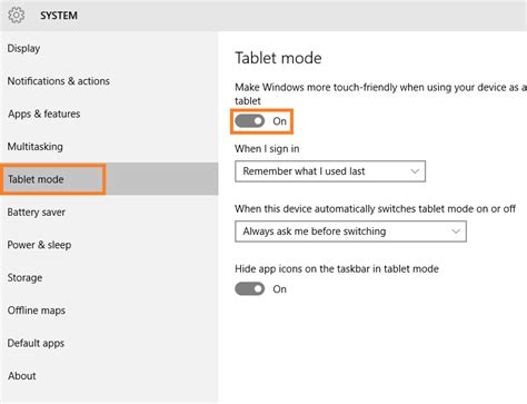 How To Make Tablet Mode As Default Mode In Windows