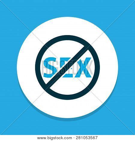 No Sex Icon Colored Image Photo Free Trial Bigstock