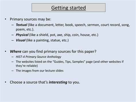 H4 Source Analysis Workshop Ppt