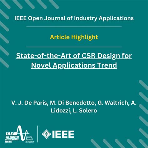 Discover Cutting Edge Research By Reading The Ieee Open Journal Of… Ieee Open Journal Of