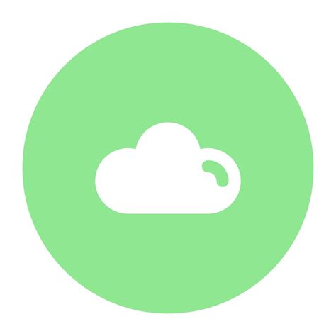 Cloud Solid Vector Icon Design In Modern Style 17681865 Vector Art At