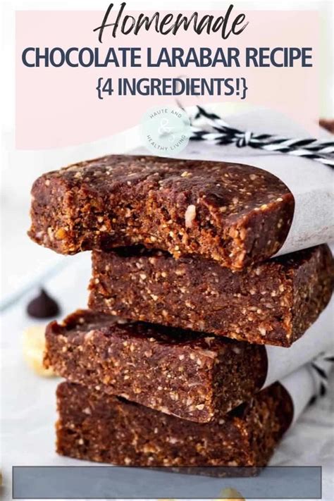 Homemade Chocolate Chip Larabar Recipe Video Diy Larabar Recipe