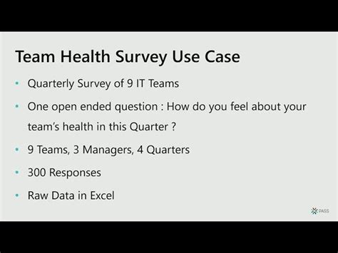 Pass Data Community Summit Talk Text Mining And Sentiment Analysis Made Easy From Pass Data