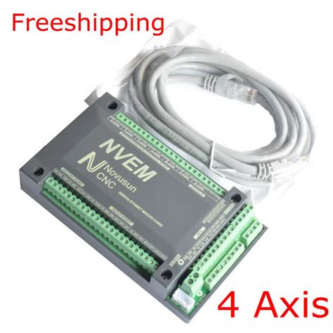 NVEM CNC Controller KHZ Ethernet MACH Motion Control Card For Stepper Motor Axis Us