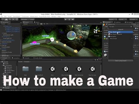 Free Video How To Make A Game In Unity Unity Game Engine From Extern