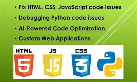 Fix And Edit Htmlcssjavascriptpython Code With Ai By Mdlakruwan Fiverr