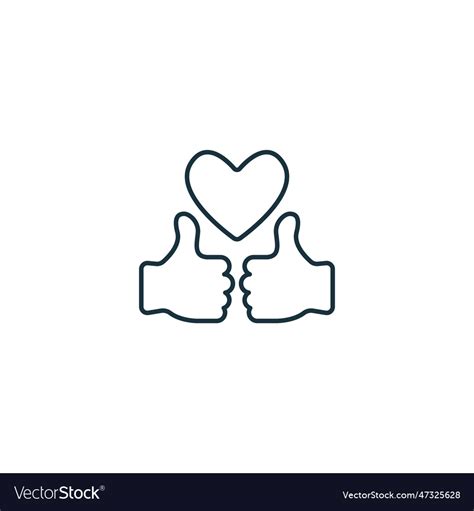 commitment icon monochrome simple sign from vector image