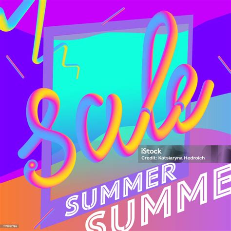 3d 단어 요소와 여름 판매 배경입니다 배너 포스터 전단지 카드 엽서 표지 브로셔에 대한 벡터 배경 계절 디자인 Last Occurrence에 대한 스톡 벡터 아트 및 기타