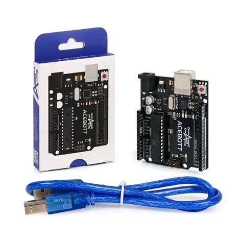 Acebott Qa001 開発ボード Atmega328p Atmega16u2 1m Usb ケーブル付き Arduino Uno R3
