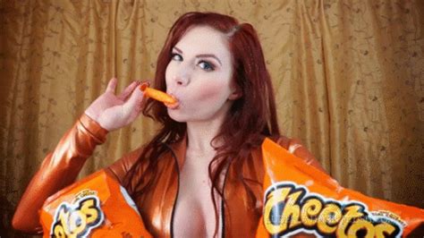 Cheetos Mouth Gag In Latex Pov Food Tease And Drooling Mov Hd 1280x720