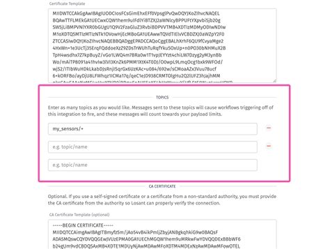 how to configure losant s mqtt integration for aws iot core show