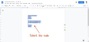 How To Add Code Block In Google Docs Google Slides