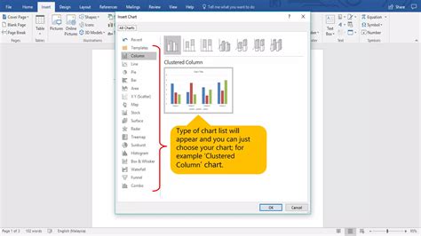 How To Create Charts In Word 2016 PPTX