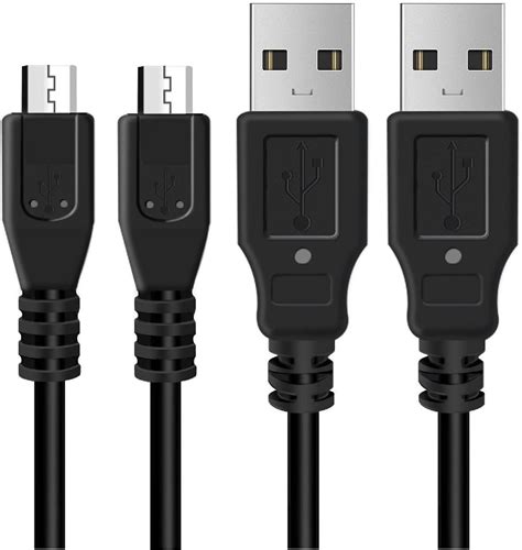 Amazon Com Ancable Usb Charger Cord Pack Feet Extra Long Micro Usb Charger Cable For