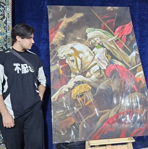 نقش و رنگ برترنجدرباره جوانی که روی قالی نقاشی می‌کند همشهری آنلاین