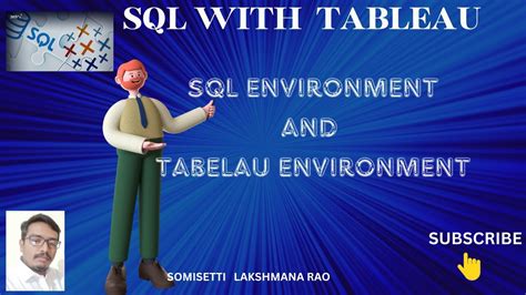 Sql Vs Tableau Environmnets Youtube