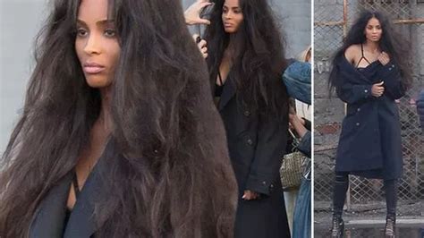 Ciara Sports Some Seriously Big Hair During Risqu Vogue Photoshoot Mirror Online
